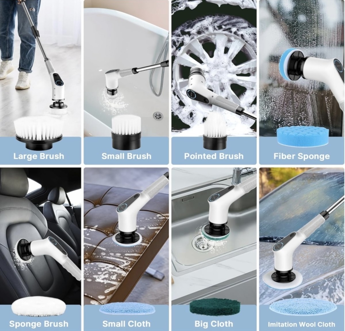 Dovety’s 9 In 1 Electric Cleaning Brush Is The Spin Scrubber Your House ...