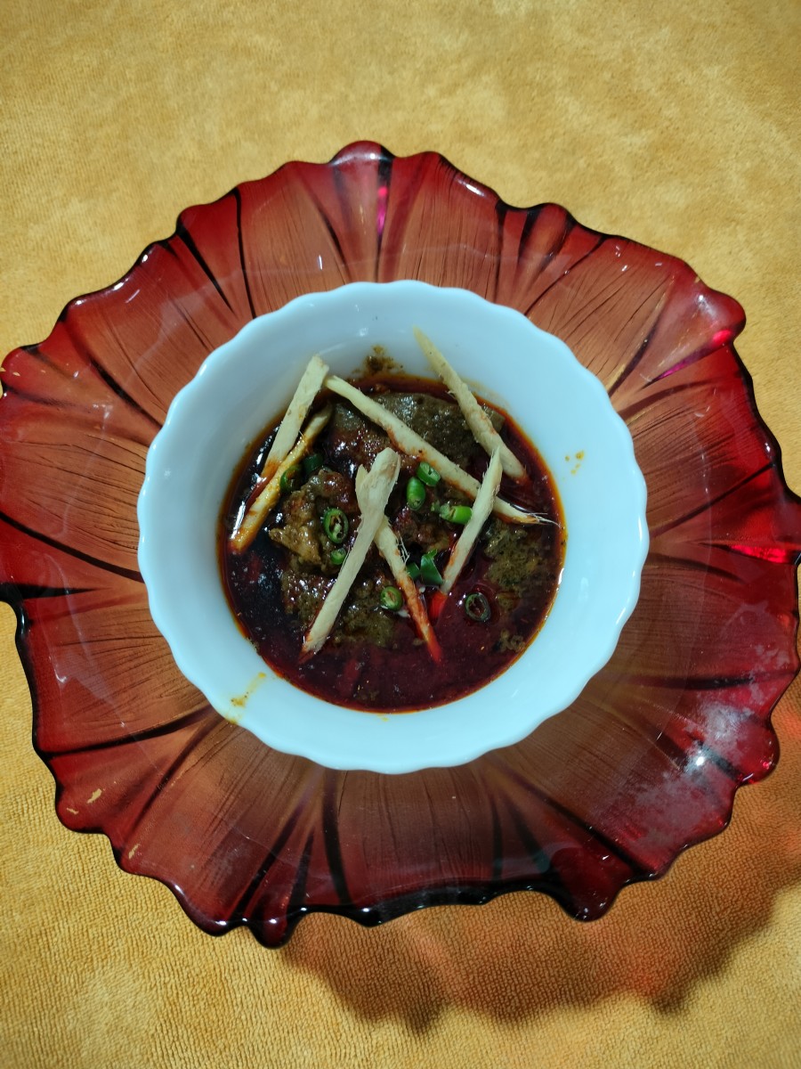 Nihari Mutton Nalli Curry; and Real Nihari Masala - Making Details ...