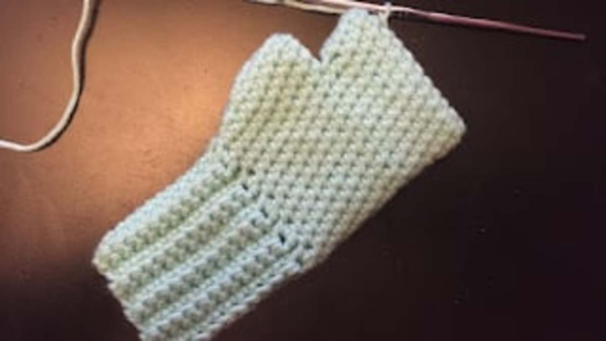 Easy Beginner Crochet Pattern: How to Make Fingerless Gloves - HubPages