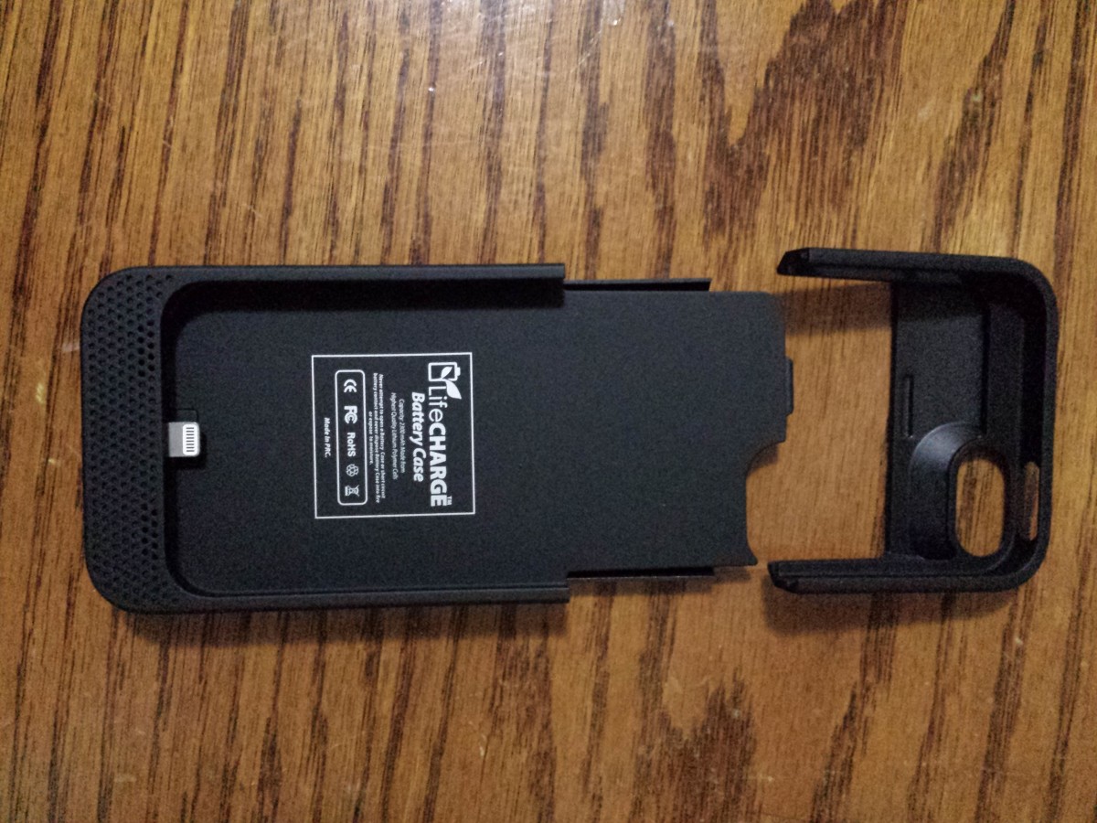 LifeCHARGE iPhone 5 and iPhone 5S MFi Approved Battery Booster Case ...