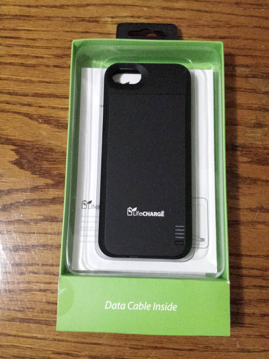 LifeCHARGE iPhone 5 and iPhone 5S MFi Approved Battery Booster Case ...