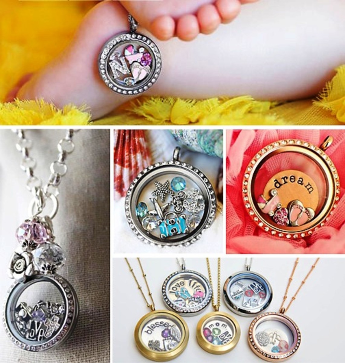 Memory Lockets & Floating Charms - Fashion, Character, Love & Memories ...