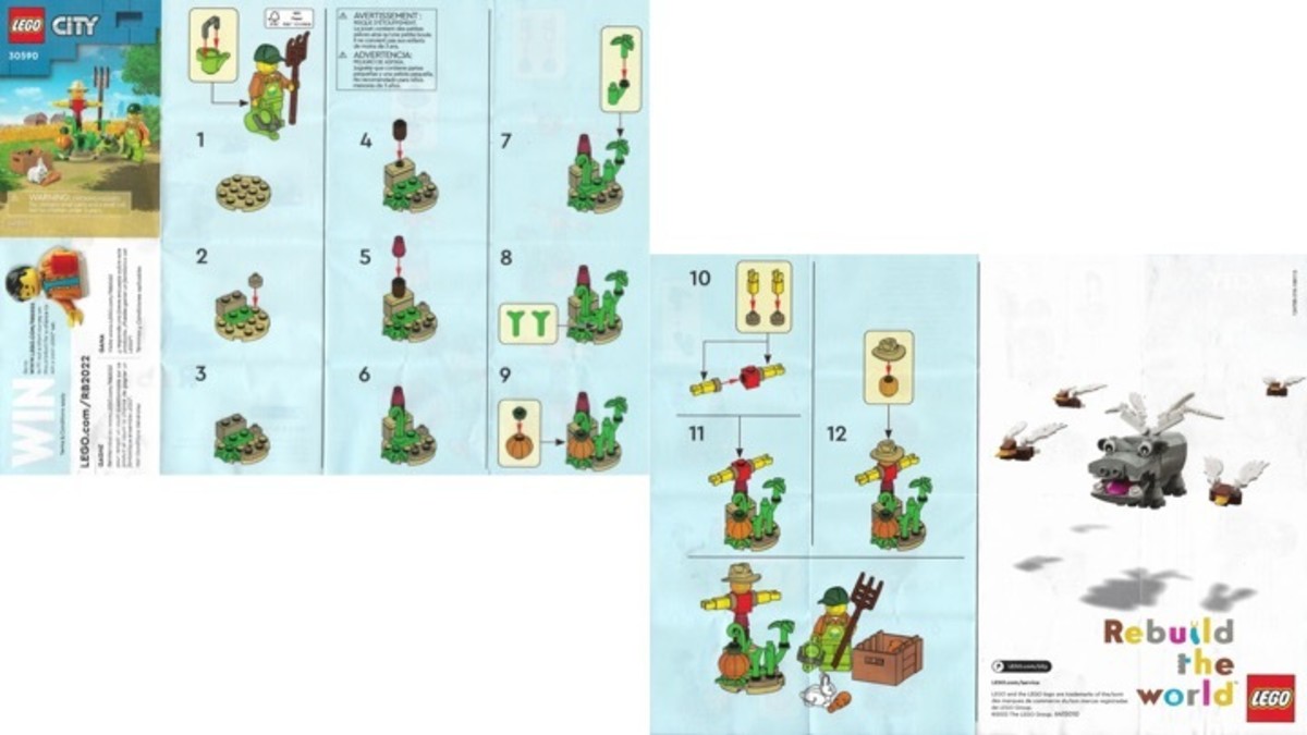 Lego City Farm Garden and Scarecrow Polybag 30590 Review - HubPages