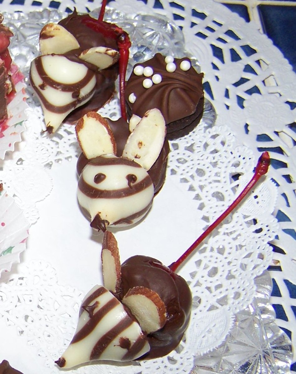 Homemade Candies For The Holidays. Cute Little Mice Easy To Make ...
