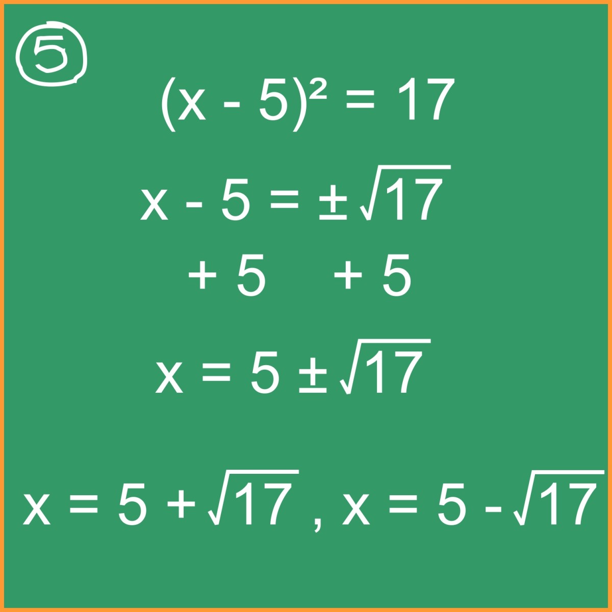 Algebra: Completing the Square to Solve Quadratic Equations - HubPages