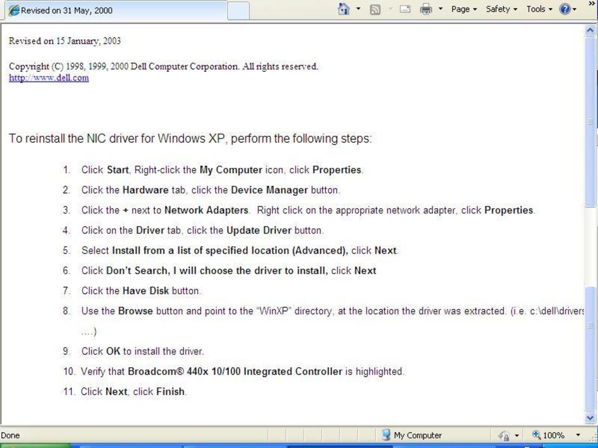 Step by Step Instructions: Re-installing Windows XP and Drivers on an Old Dell Computer - HubPages