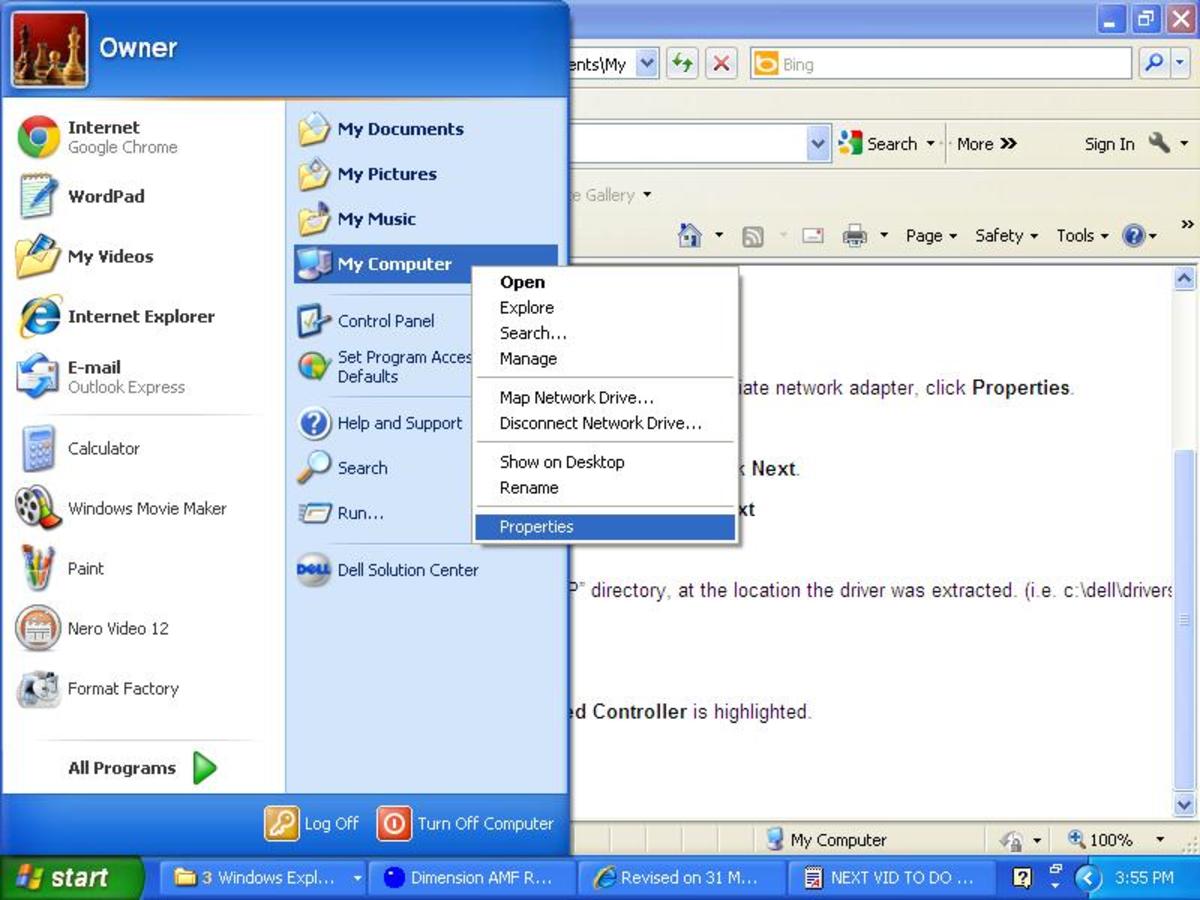 Step by Step Instructions: Re-installing Windows XP and Drivers on an ...