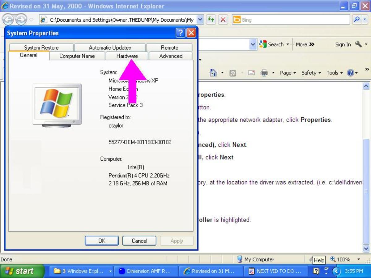 Step by Step Instructions: Re-installing Windows XP and Drivers on an ...