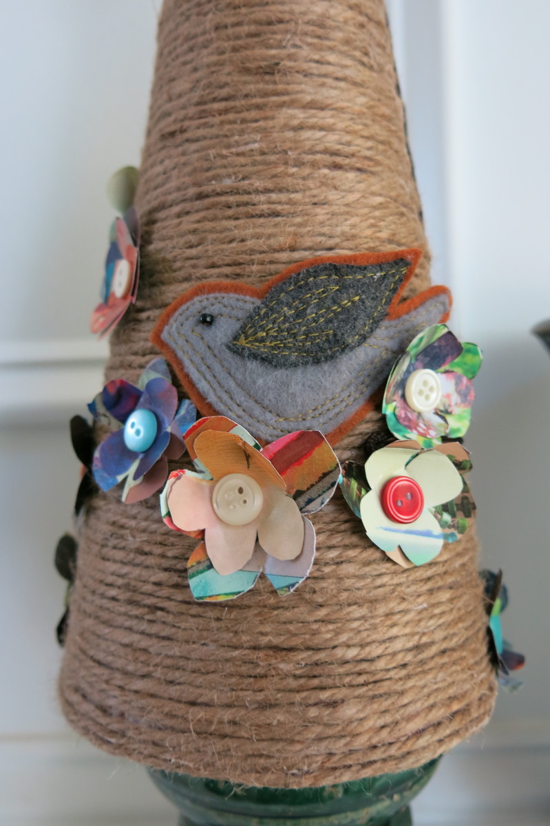 DIY Craft: Vintage Inspired Handmade Tree with Paper Flowers - Great ...