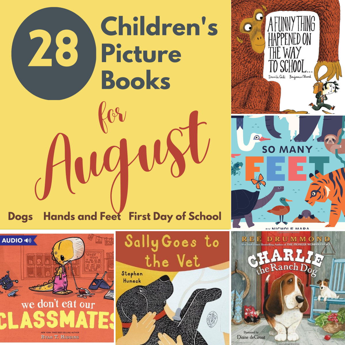 28 Children's Books for August: First Day of School, Dogs, and Hands ...