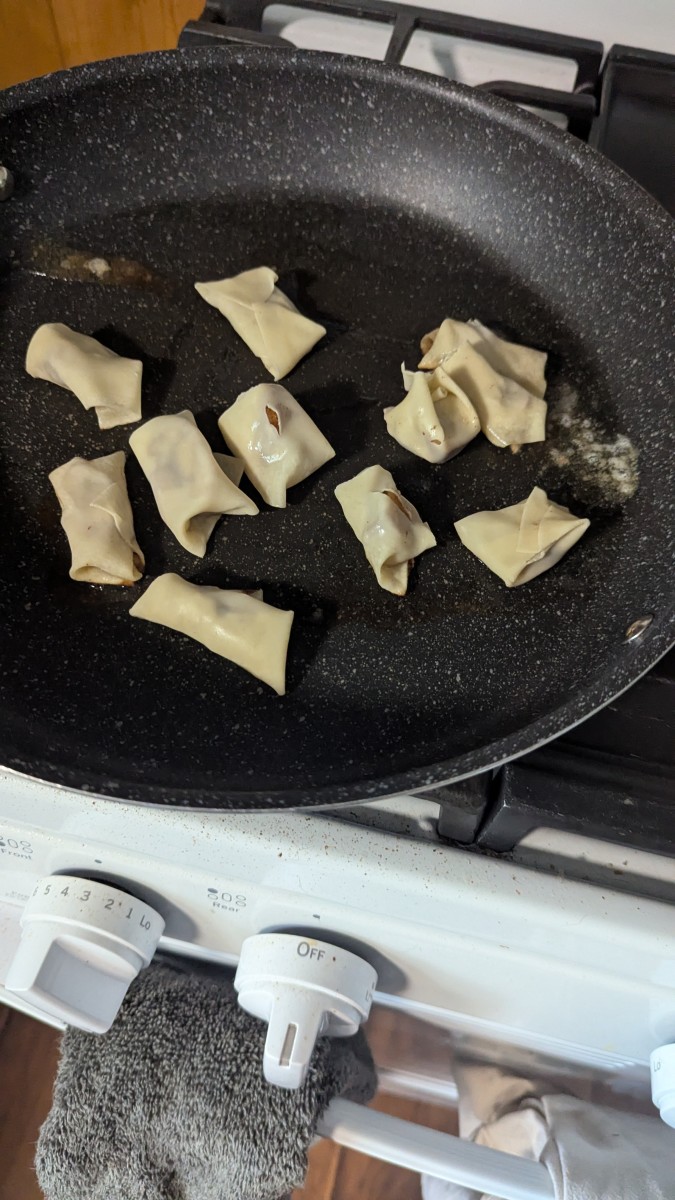 Pan Fried Apple Filled Wonton Wraps - HubPages