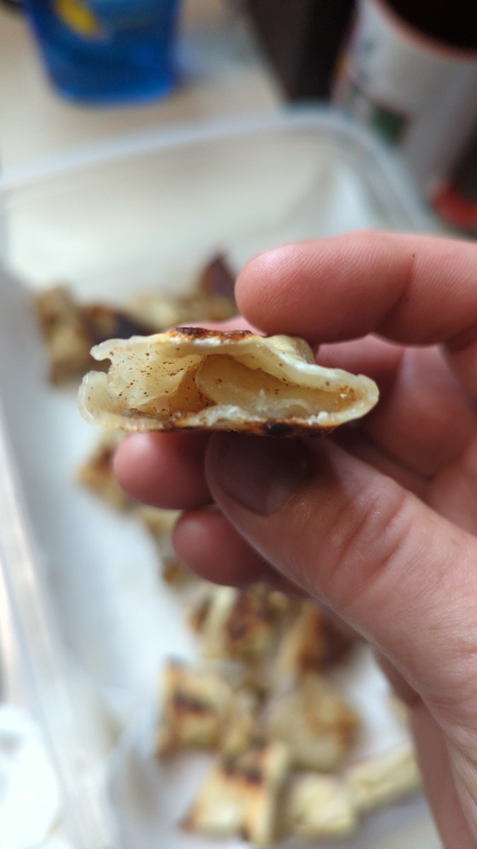 Pan Fried Apple Filled Wonton Wraps - HubPages
