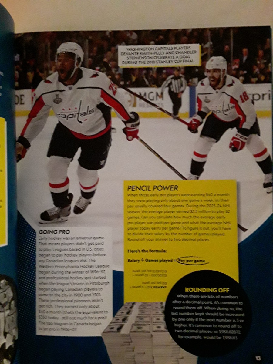 Hockey and Math Skills Are Partners in Exciting Book from National ...
