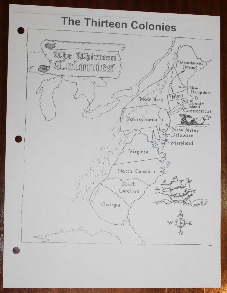 Thirteen Colonies Worksheet 2233089 | Life In The Thirteen Colonies