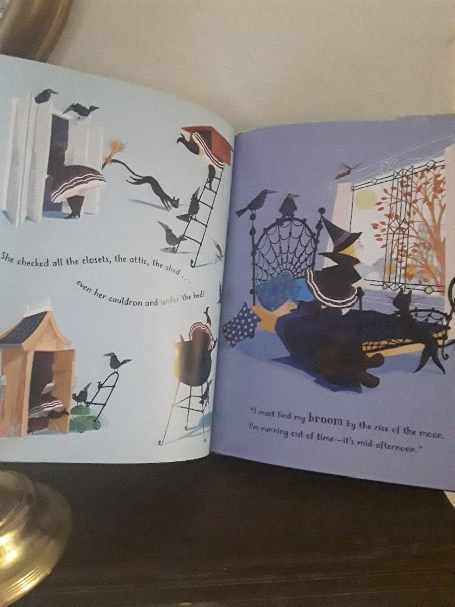 Not So Scary Halloween Witch Loses Her Broom in Fun Read Picture Book ...