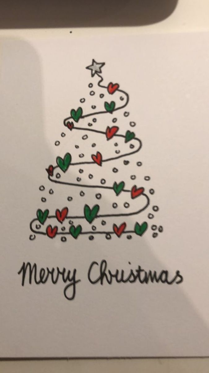 Easy Christmas Cards To Draw Make Your Own Christmas Cards Education