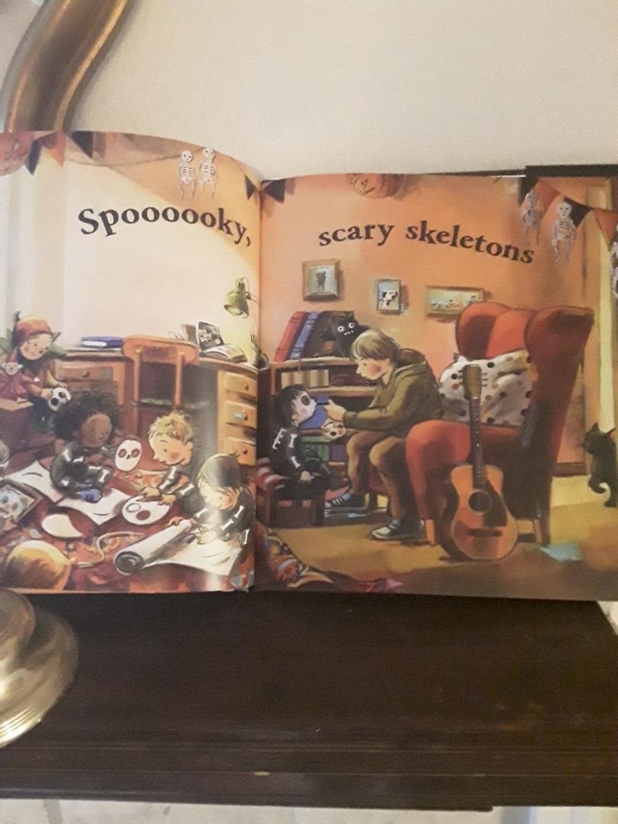 Halloween Fun with Dancing Skeletons in Amazing Picture Book - HubPages