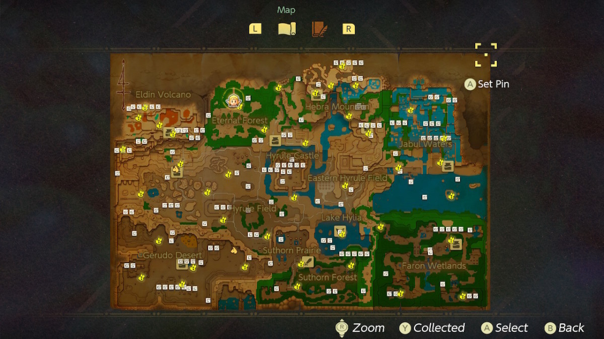 All Might Crystal Locations Map for “The Legend of Zelda: Echoes of Wisdom” - HubPages