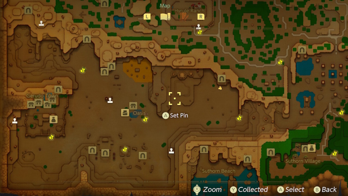 All Stamp Locations Map for “The Legend of Zelda: Echoes of Wisdom ...