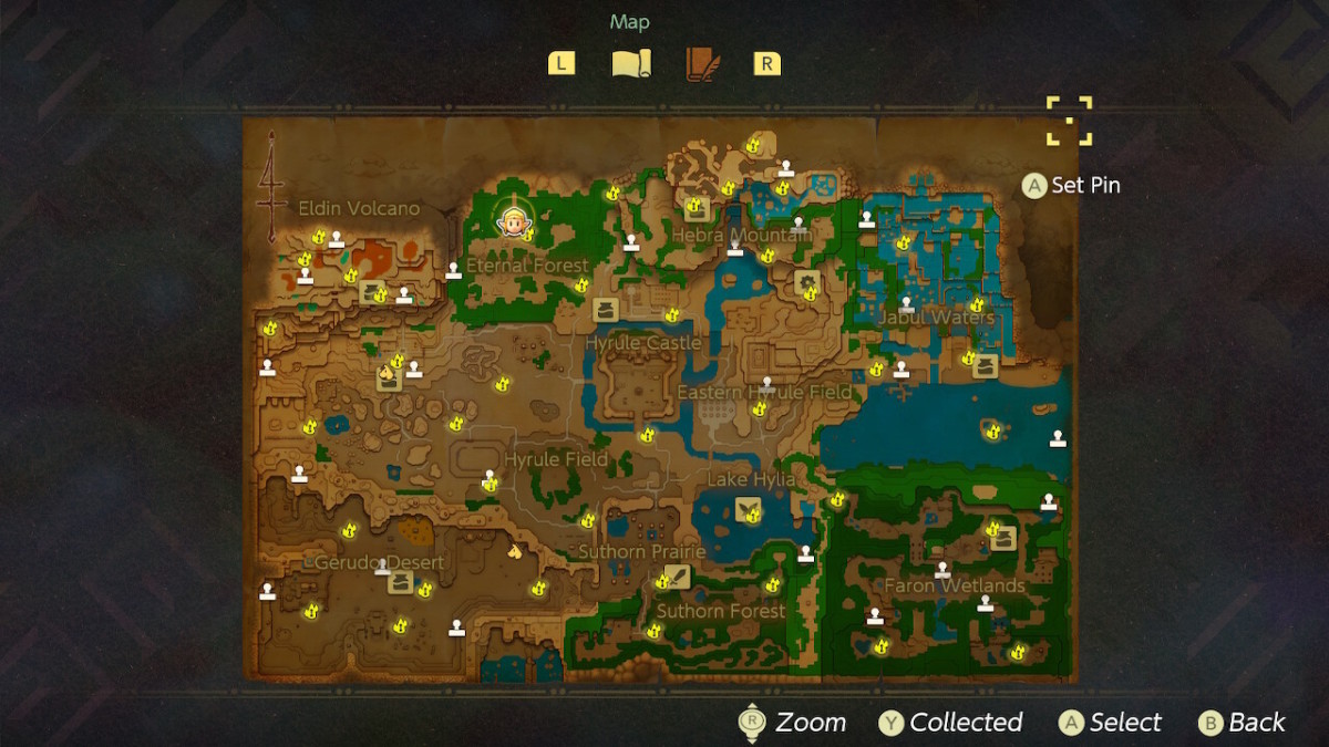 All Stamp Locations Map for “The Legend of Zelda: Echoes of Wisdom ...