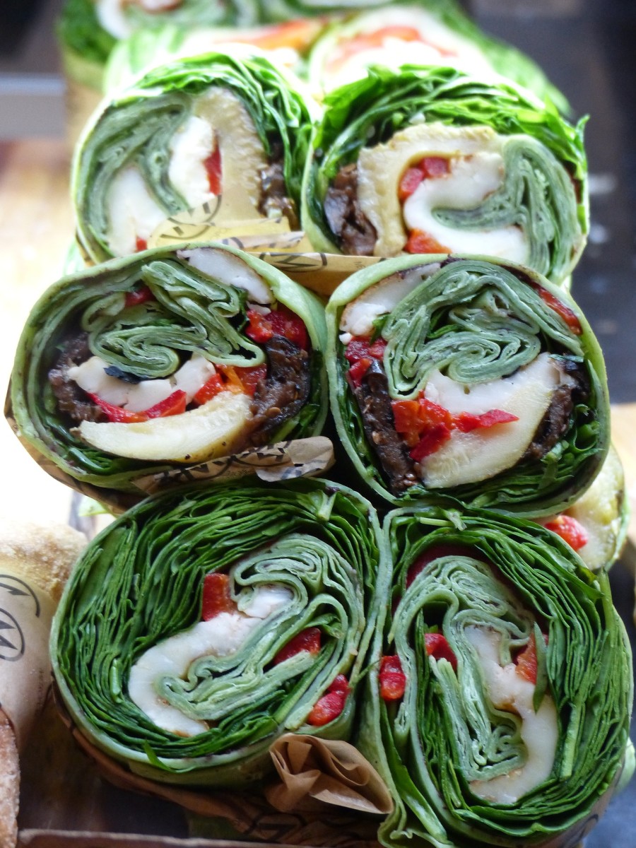 Crab Seafood Wraps or Lettuce Cups ~ Waldorf Salad-style Sandwiches for ...