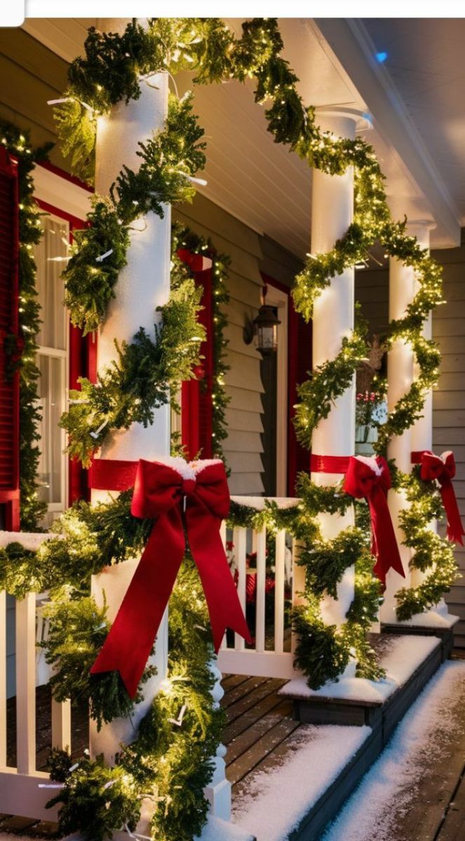 40+ Genius Christmas Front Porch Decorating Ideas - HubPages