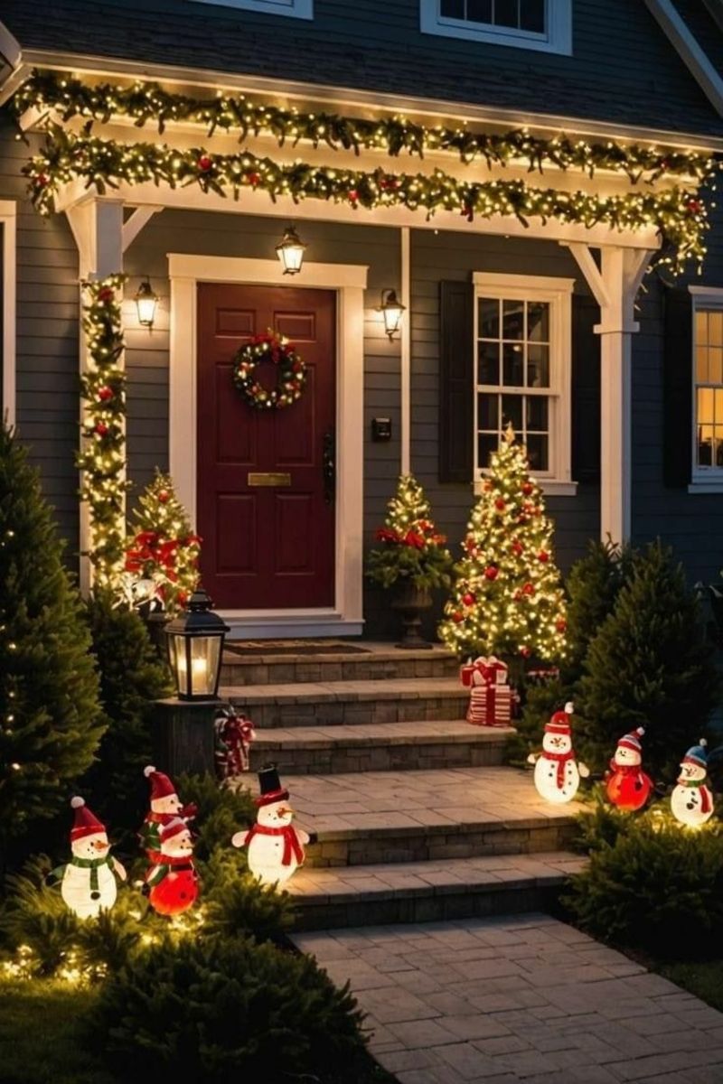 40+ Genius Christmas Front Porch Decorating Ideas - HubPages