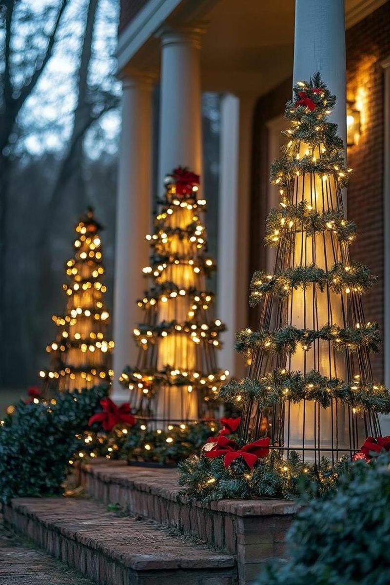 40+ Genius Christmas Front Porch Decorating Ideas - HubPages