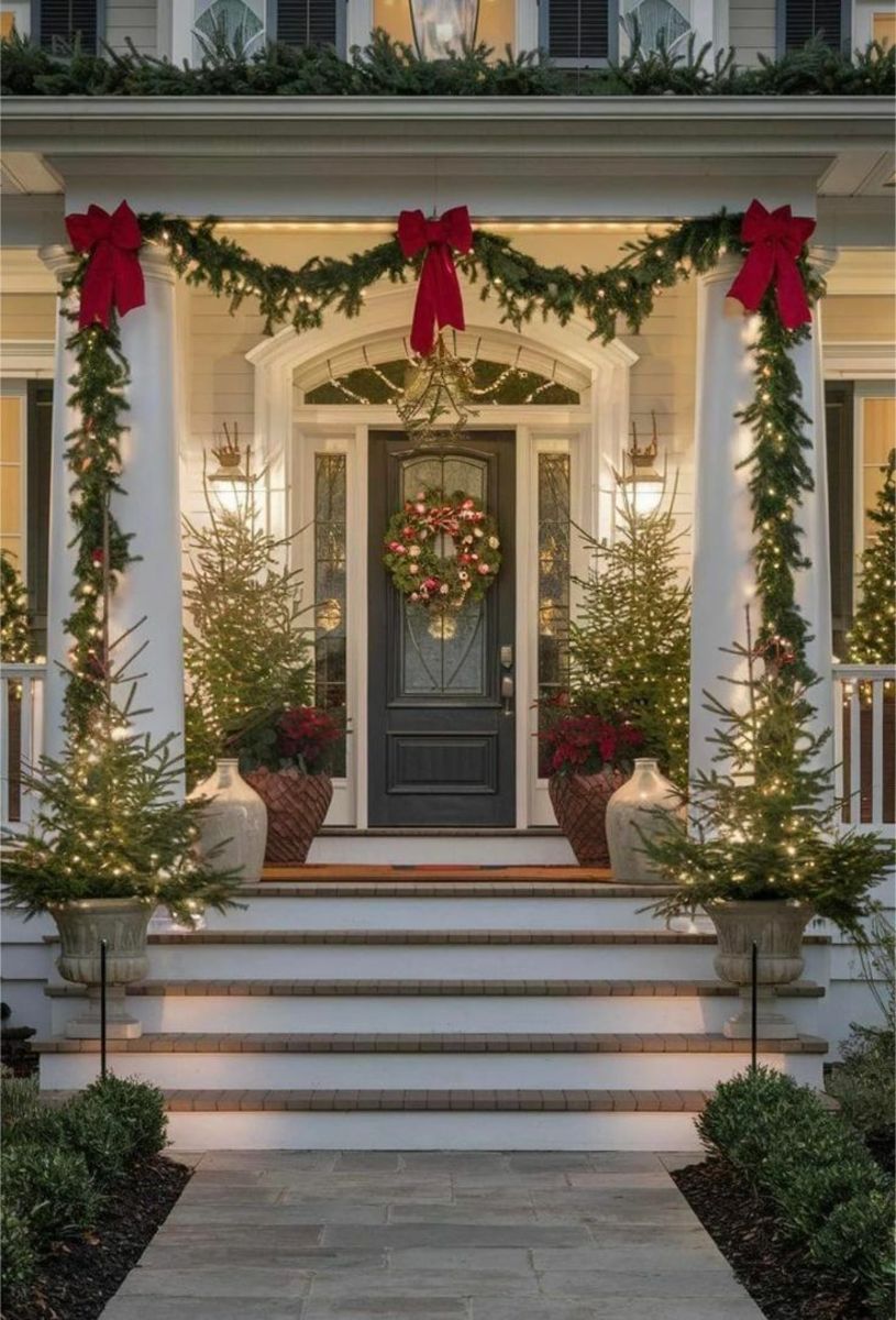 40+ Genius Christmas Front Porch Decorating Ideas - HubPages