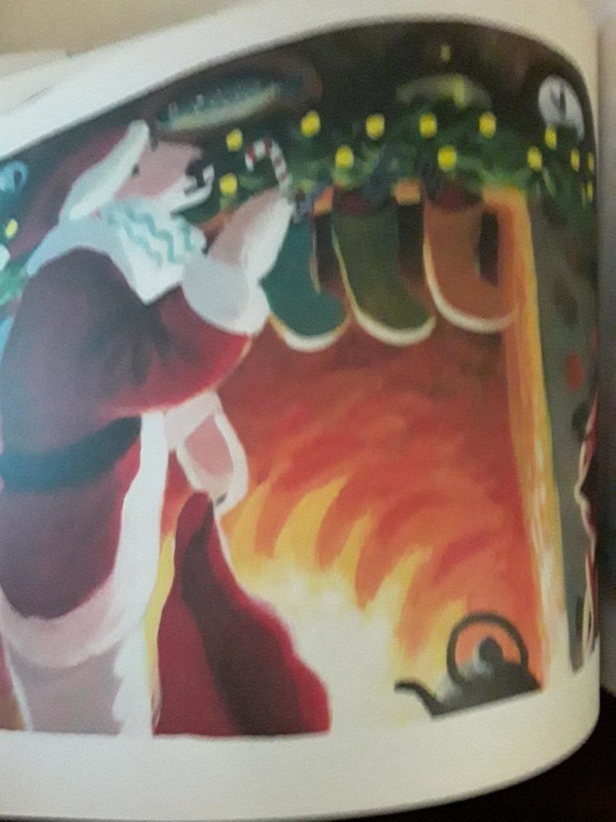 Helping Santa Have a Merry Christmas Too in Charming Holiday Picture ...