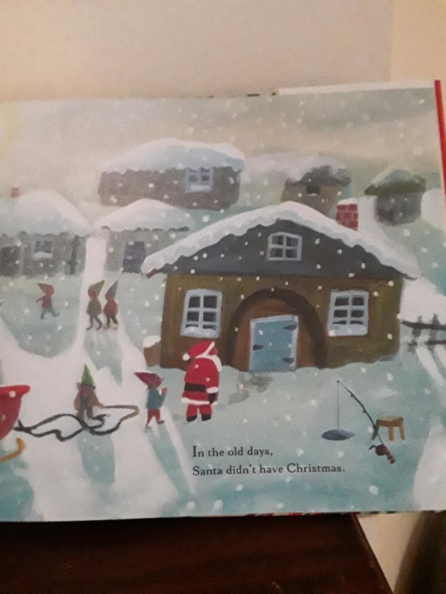 Helping Santa Have a Merry Christmas Too in Charming Holiday Picture ...