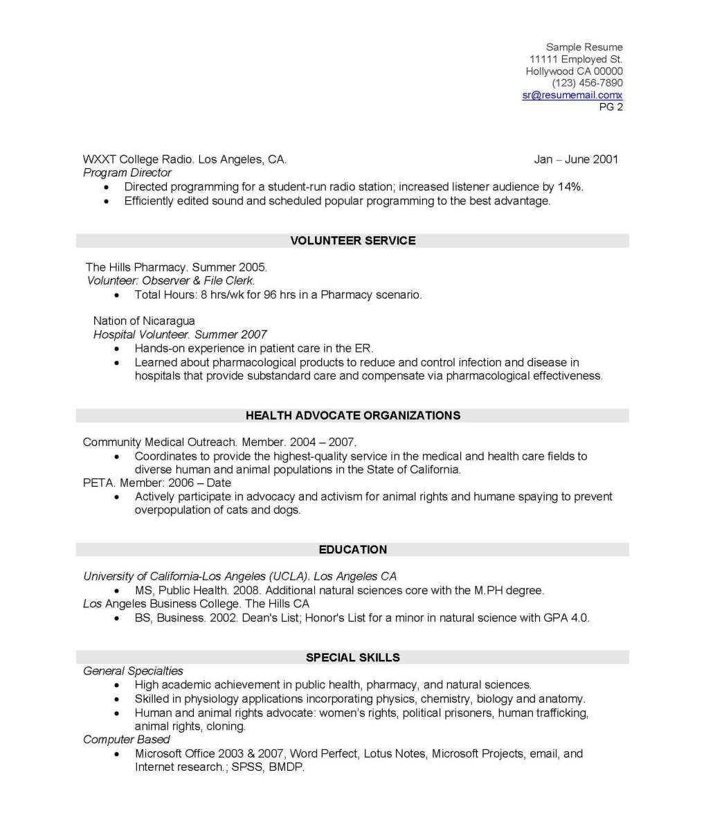 Effective Real Life Resume for College Graduates - HubPages