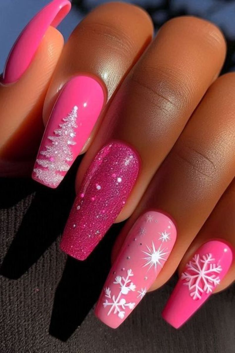 50+ Stunning Winter Nail Art Designs for Christmas and Beyond - HubPages
