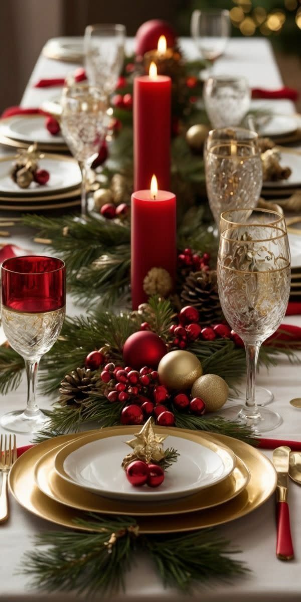 20+ Stunning Christmas Tablescape Settings and Decorating Ideas - HubPages