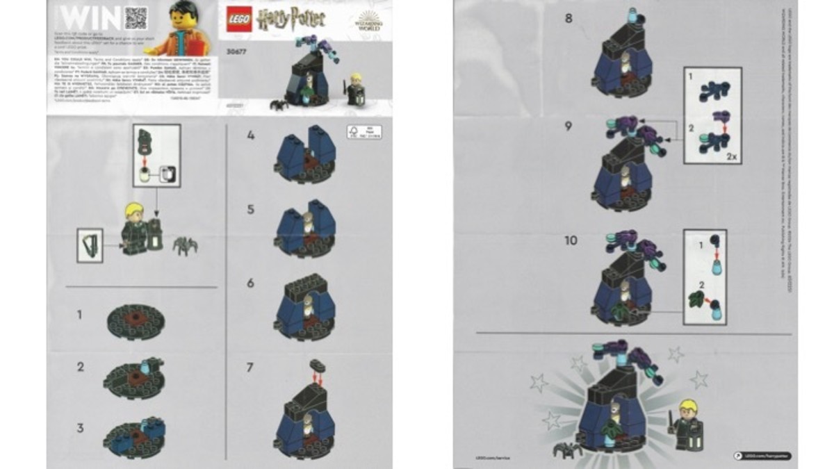 LEGO Harry Potter Draco in the Forbidden Forest Polybag 30677 Review ...