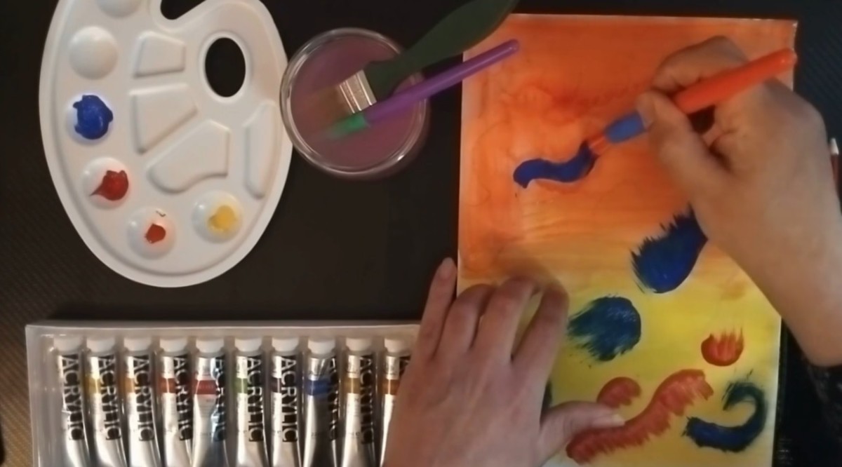 Method For Creating A Mixed Media, Abstract Art-Work - HubPages