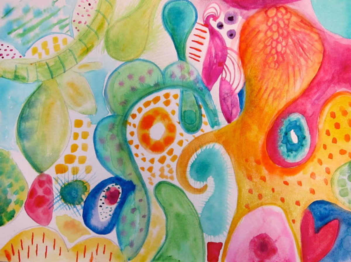 Watercolor Art Journal Background Pages - HubPages