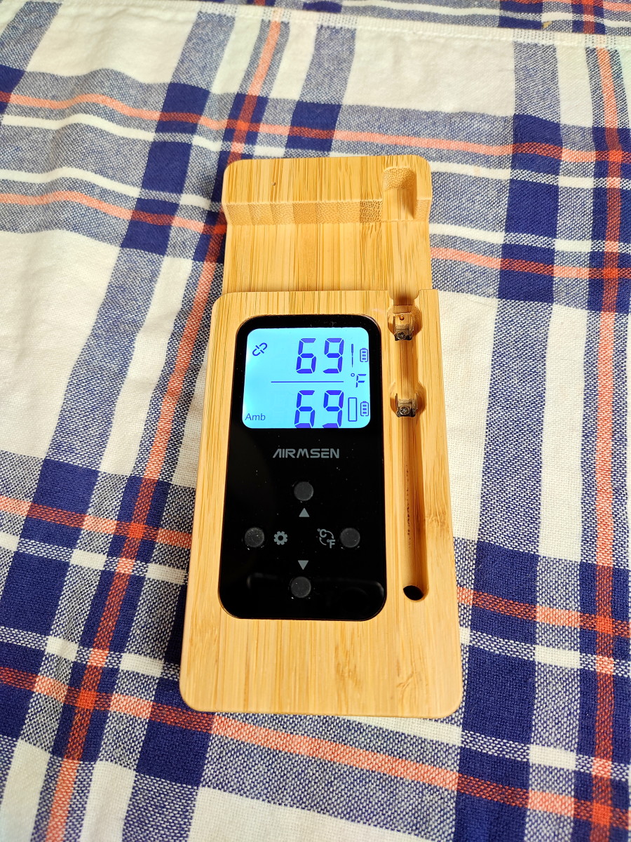 Review of the AIRMSEN Wireless Bluetooth Smart Meat Thermometer - HubPages