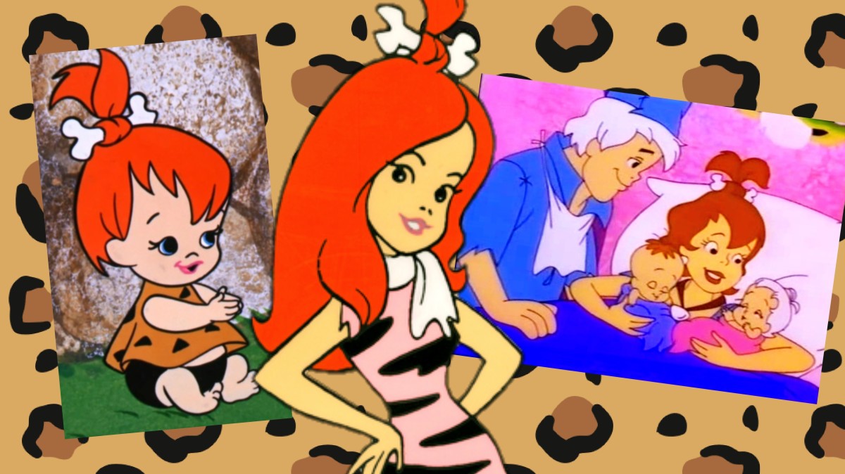 Wilma And Pebbles Flintstone