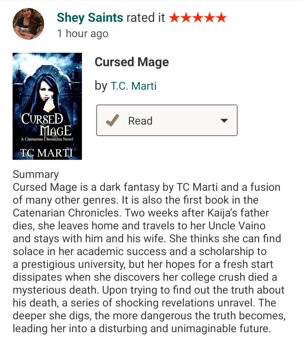 2024 Author TC Marti Interview: Cursed Mage - HubPages