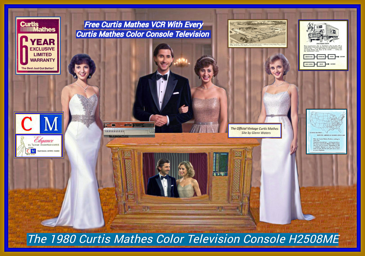 Vintage Curtis Mathes Advertisements by Glenn Waters Recapturing the Golden age of America ...