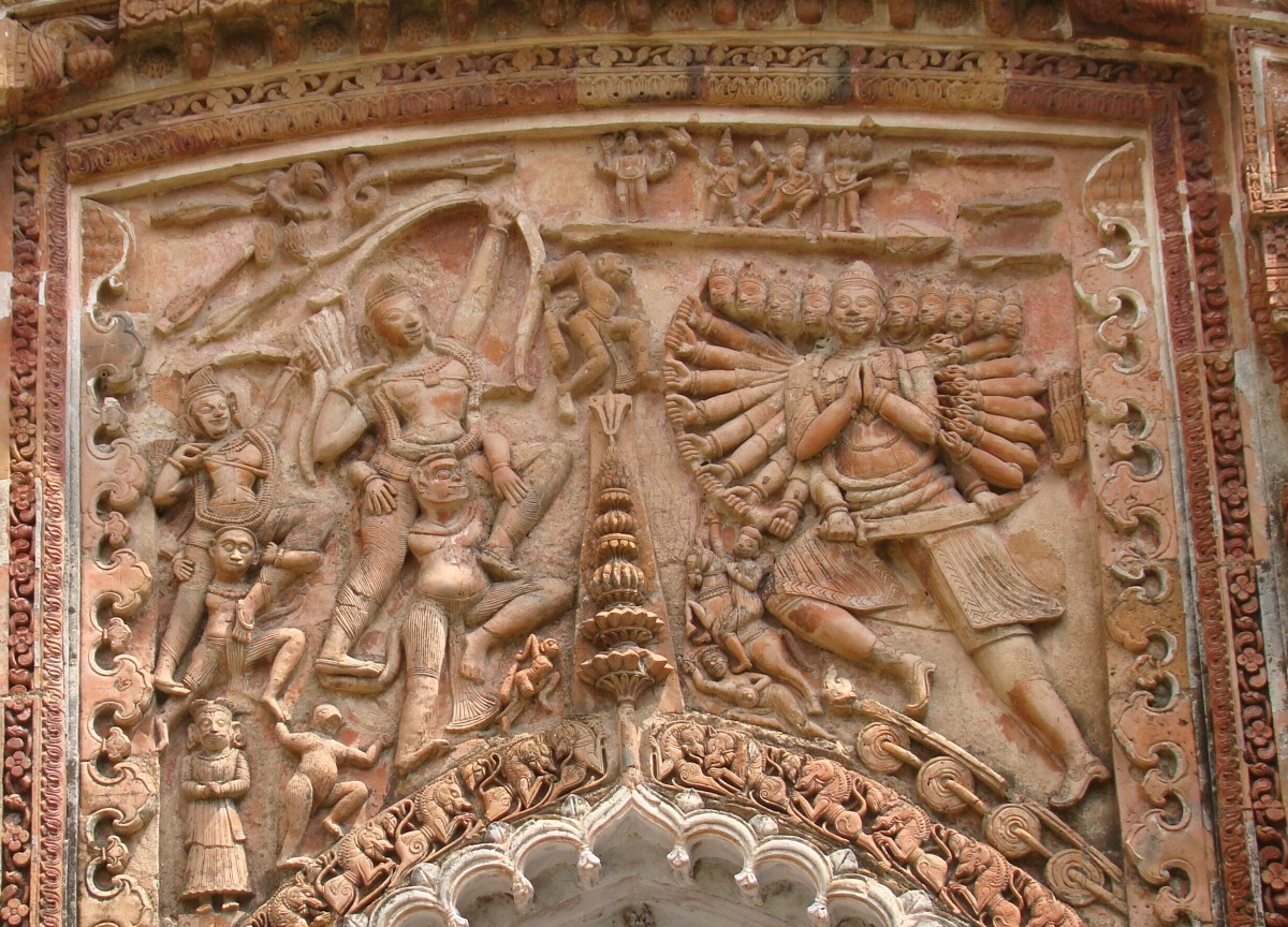 Lord Rama without a Bow & arrows : Janaki Nath temple, Nandigram ...