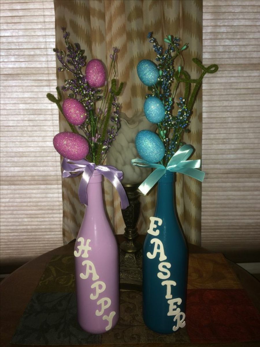 25+ Easy Easter Wine Bottle Craft Ideas - HubPages