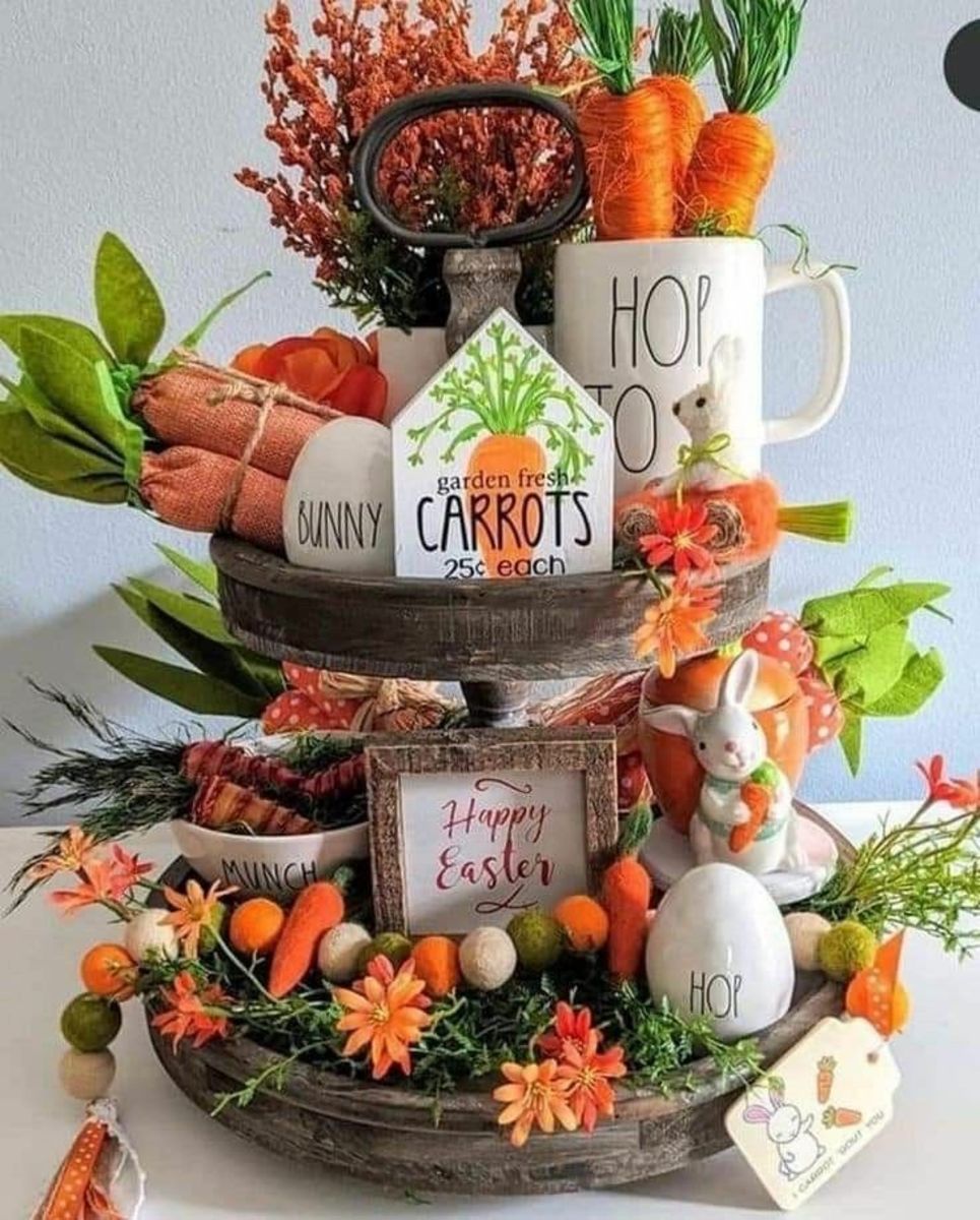 25+ Easter Tiered Tray Decor Ideas - HubPages