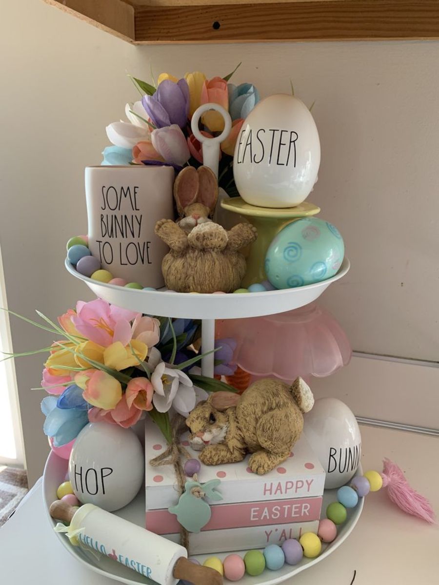 25+ Easter Tiered Tray Decor Ideas - HubPages