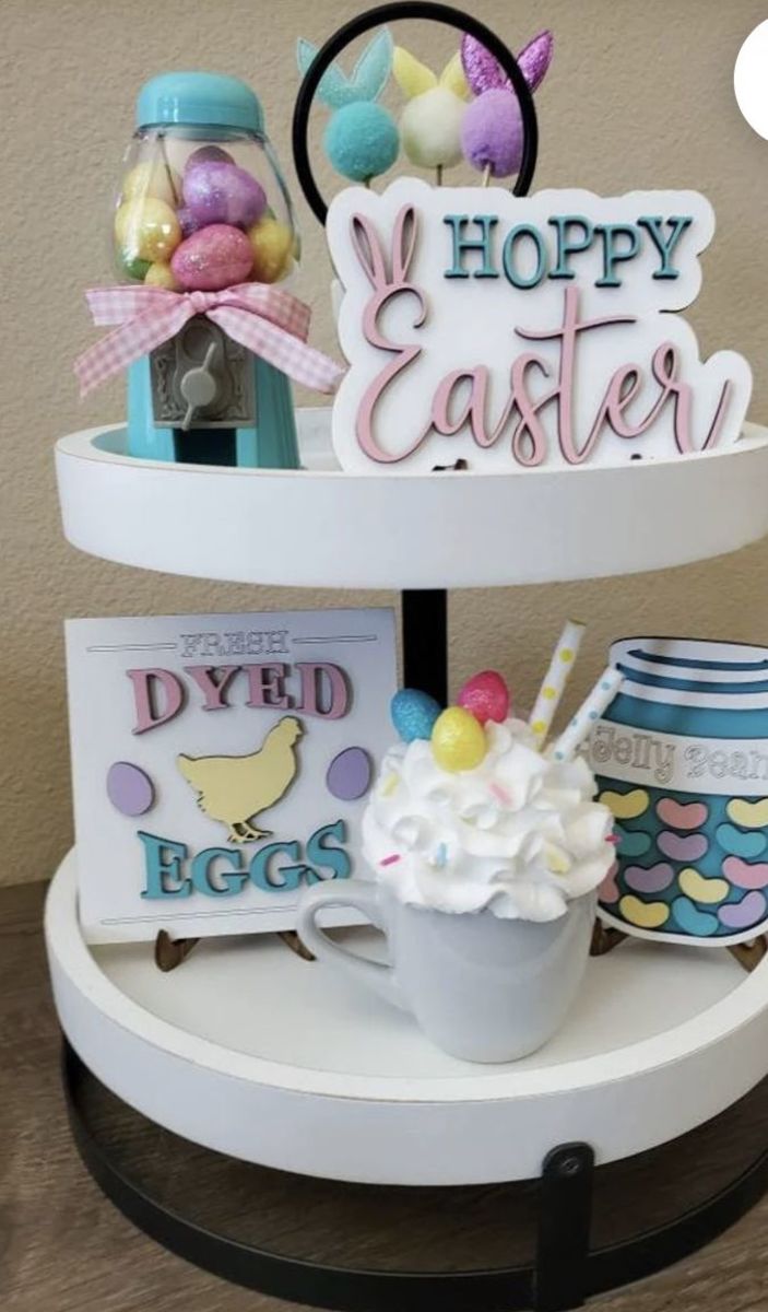 25+ Easter Tiered Tray Decor Ideas - HubPages