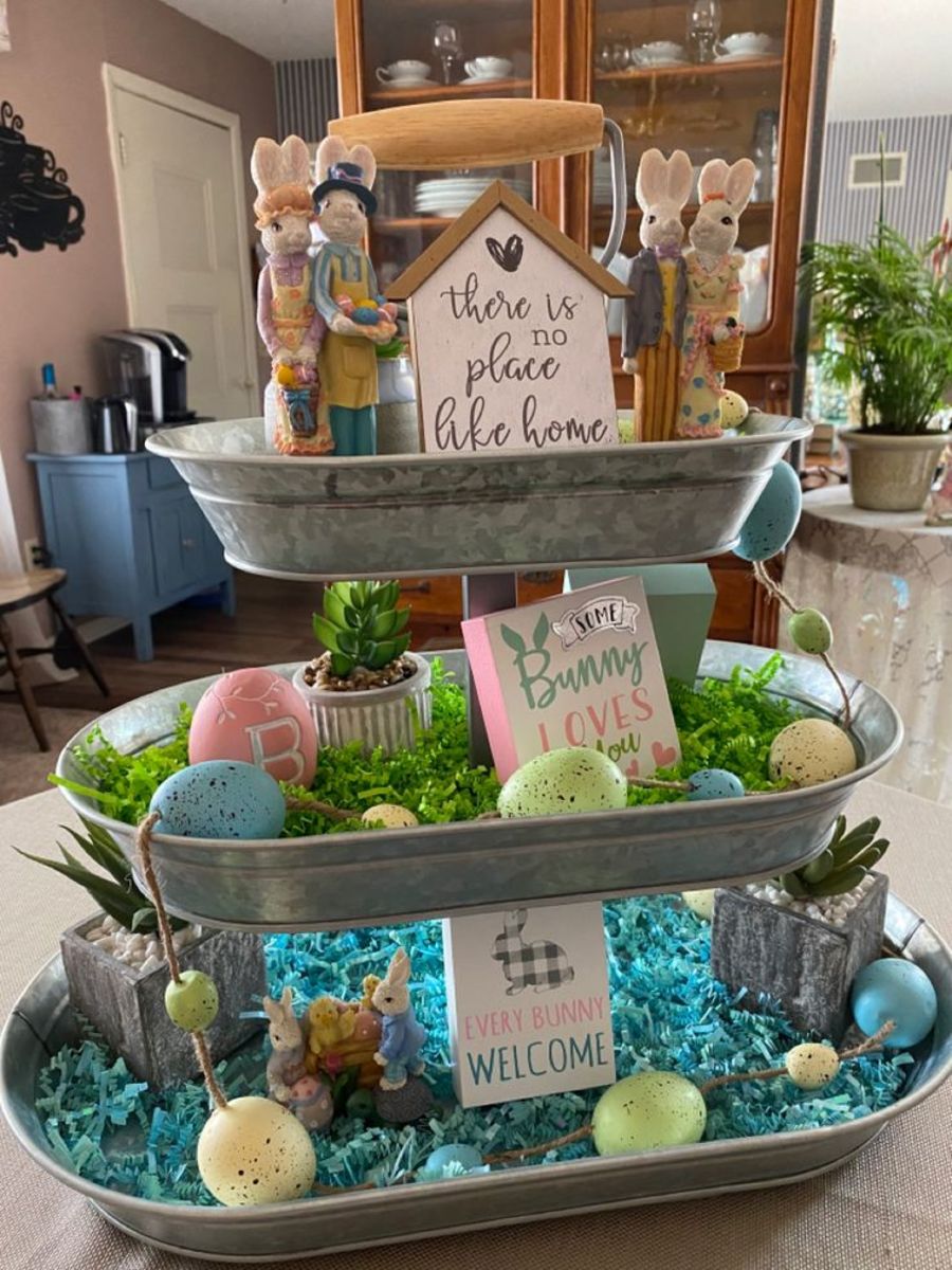 25+ Easter Tiered Tray Decor Ideas - HubPages