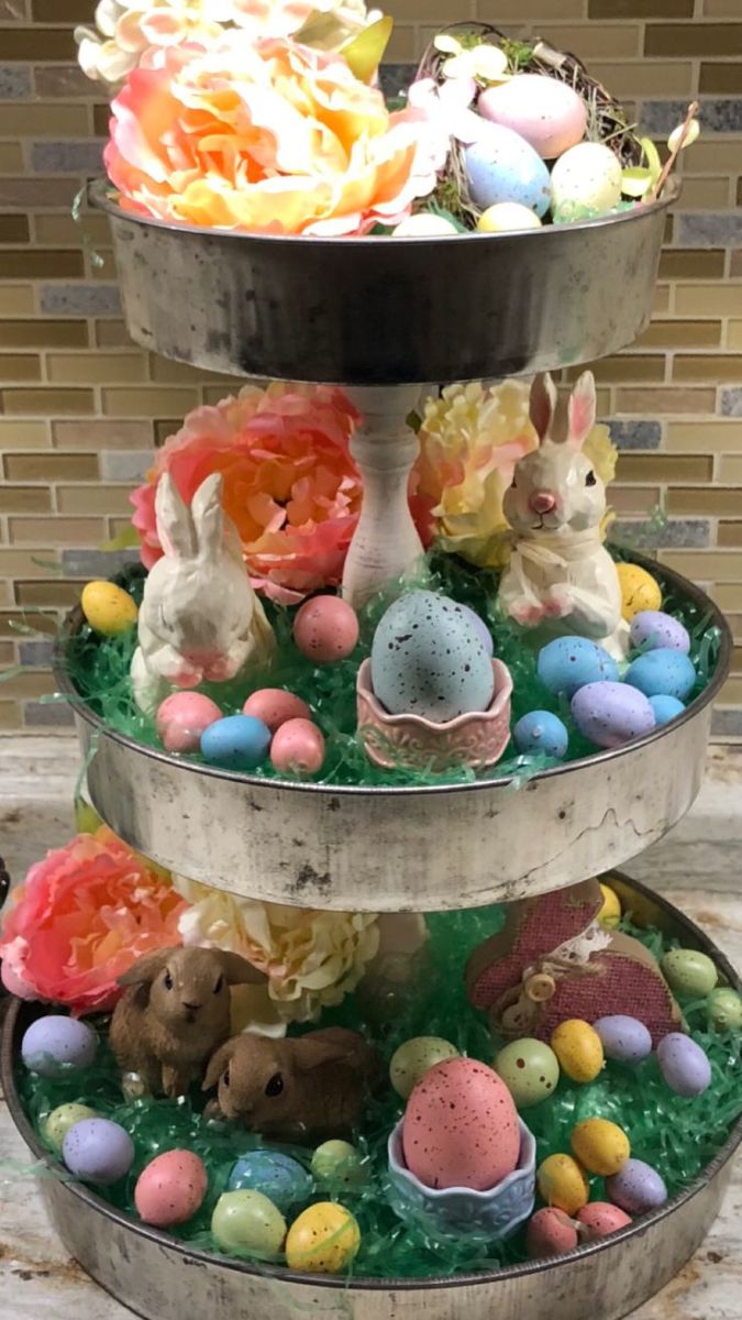 25+ Easter Tiered Tray Decor Ideas - HubPages