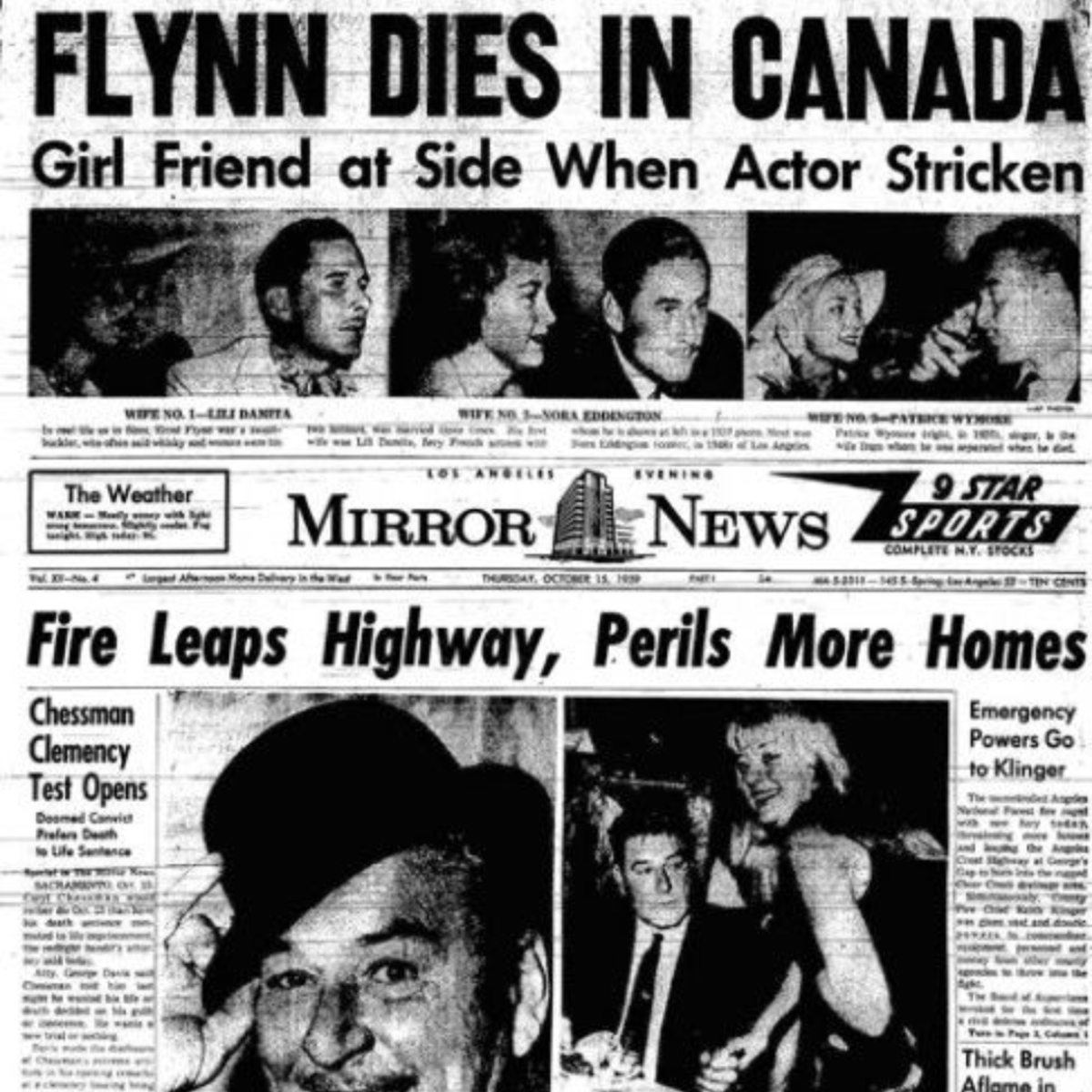 Errol Flynn and Beverly Aadland: A Scandalous Affair - HubPages