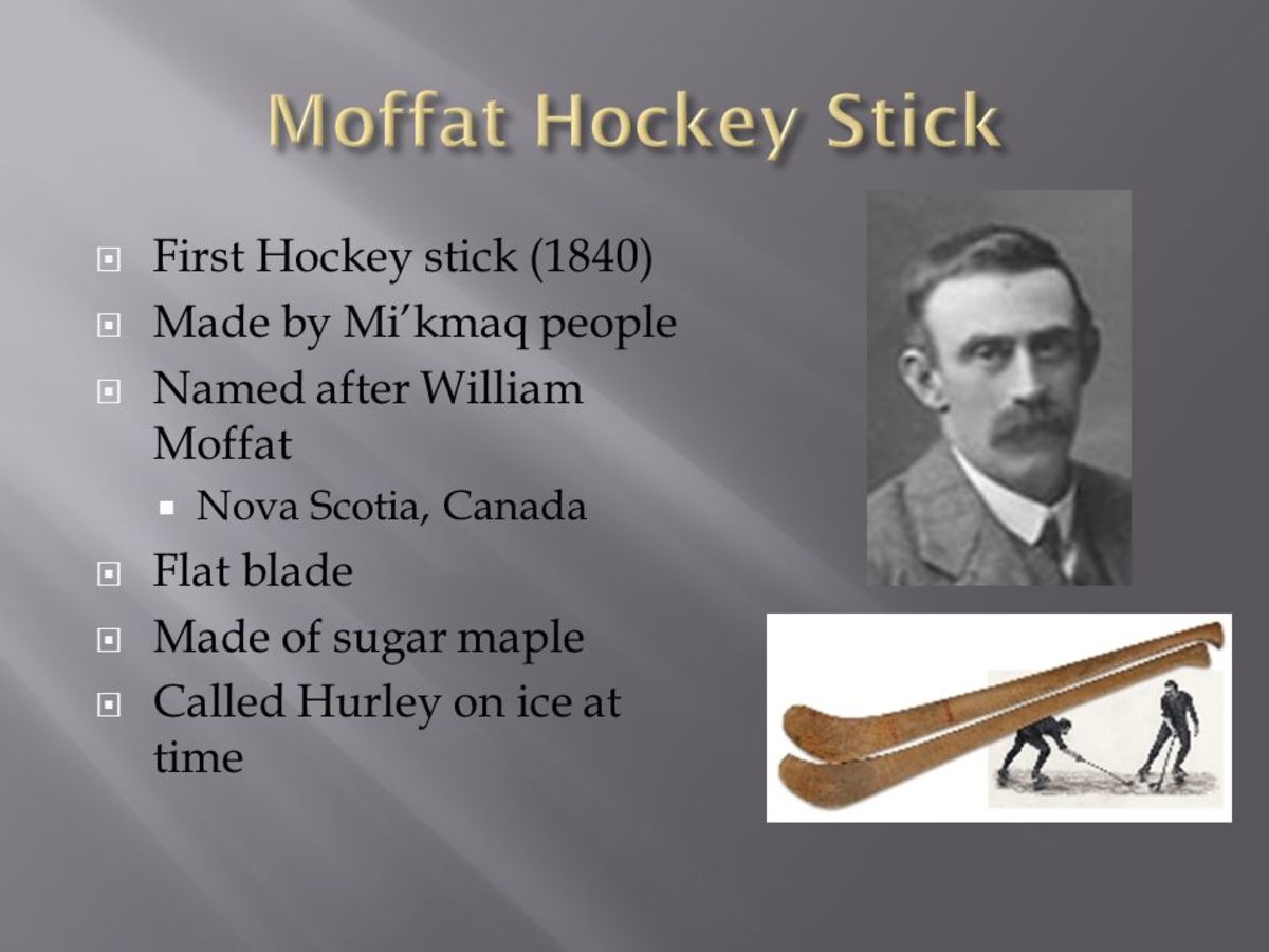 The Oldest Hockey Stick Is 190 Years Old! It's The Moffat Stick - HubPages